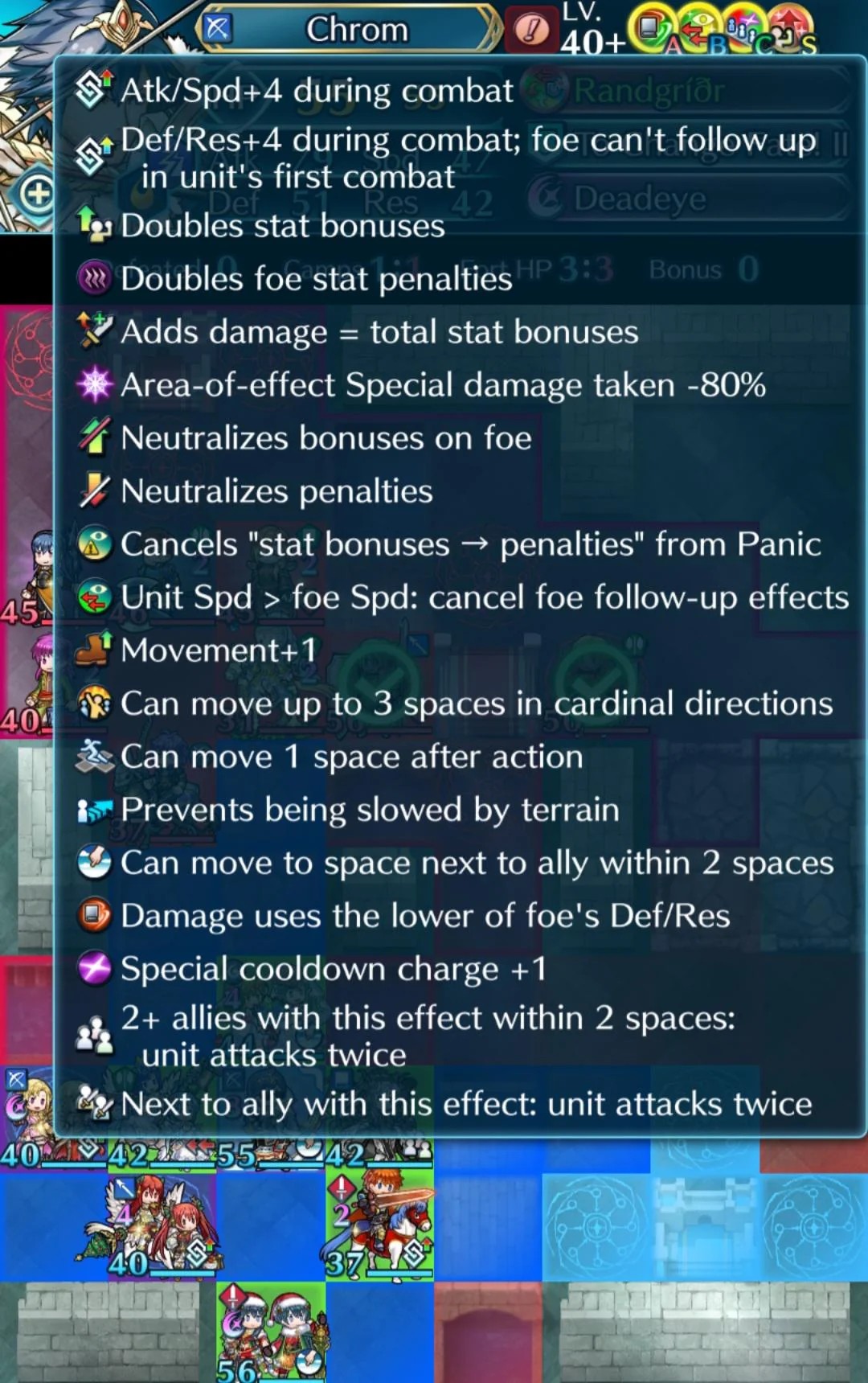 【FEH】UIが改修されバフデバフが一覧表示可能に。総選挙クロムのヤバさが際立つ……！！ | ファイアーエムブレム攻略・情報まとめ チキ速