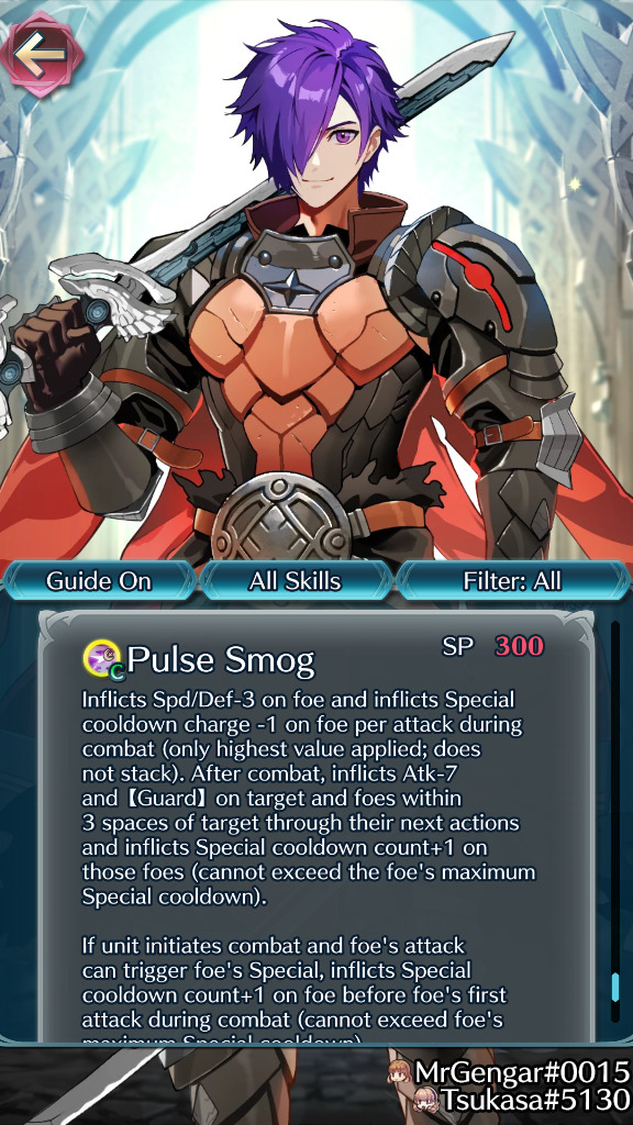 【FEH】C鼓動の暗煙スキルは暗器兵種にのみ継承可能！！ これ伝承シェズ男以外に使いこなせるキャラ存在するのだろうか…… | ファイアーエムブレム攻略・情報まとめ チキ速